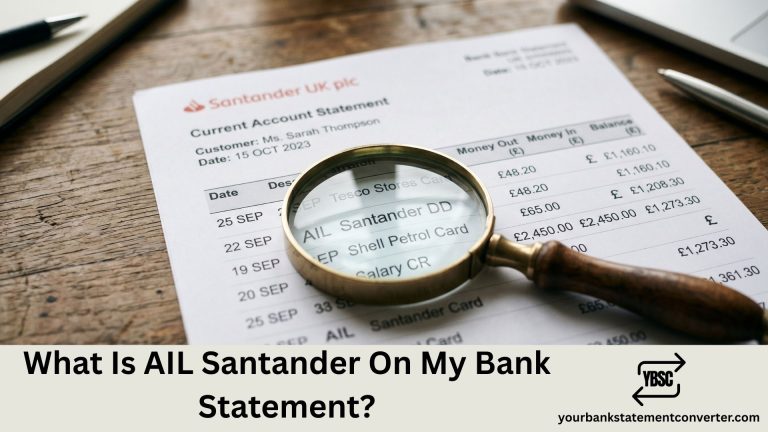 What Is AIL Santander On My Bank Statement?